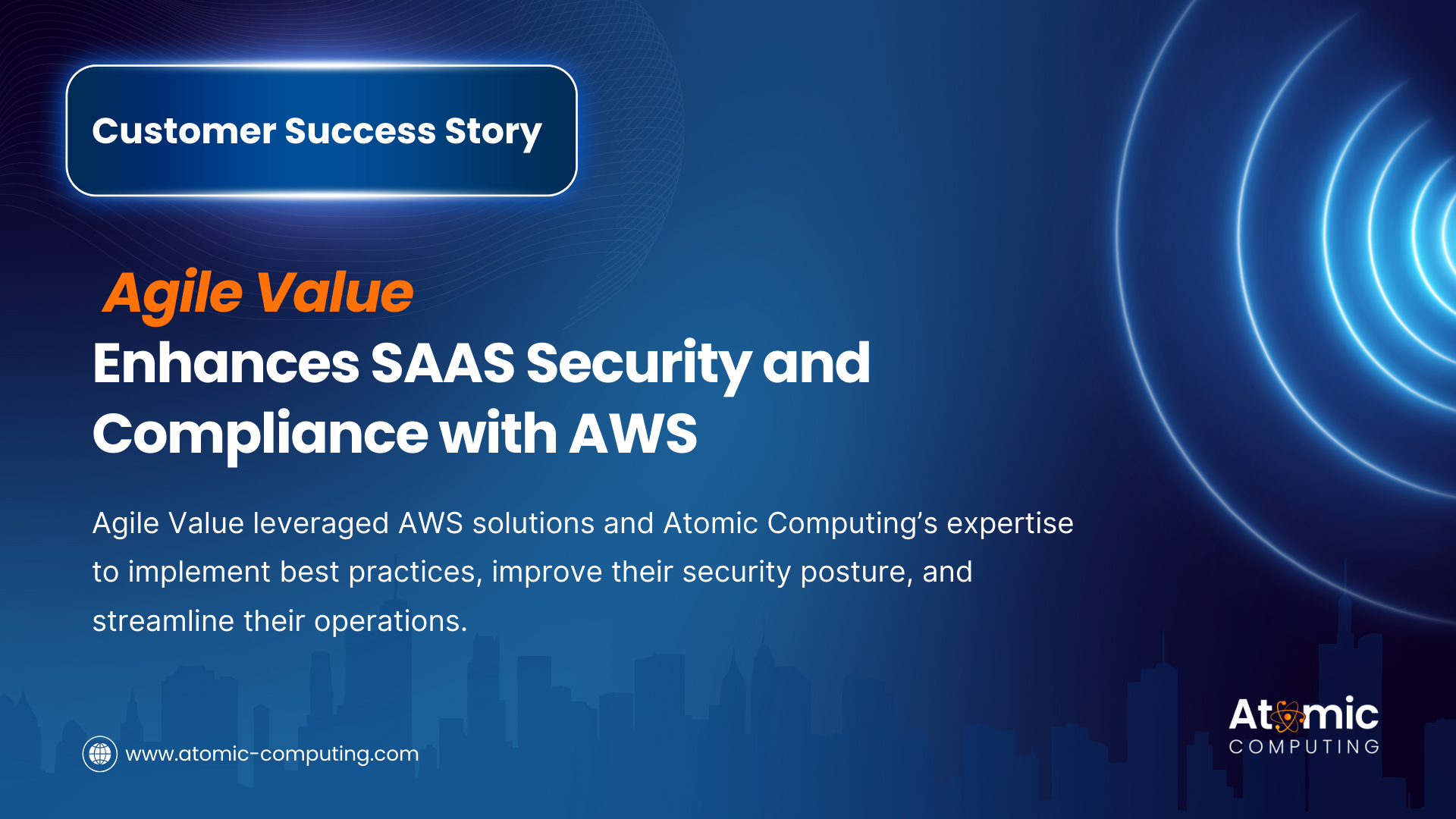 Customer Case Study: Agile Value Enhances SAAS Security and Compliance with AWS - Atomic Computing